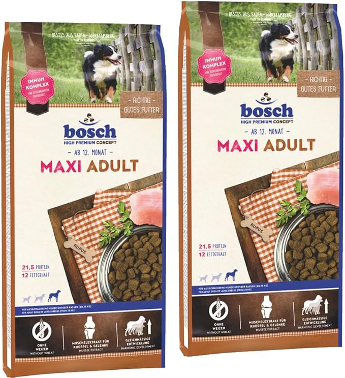 bosch Adult Maxi 30kg (2 x 15kg): Amazon.de: Haustier