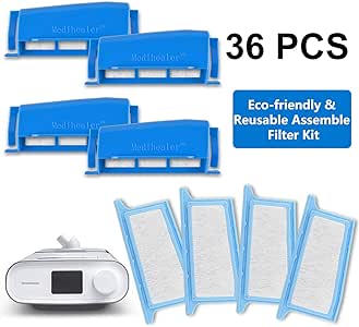 Amazon.com: CPAP Filters Compatible with Respironics Dreamstation 36 ...
