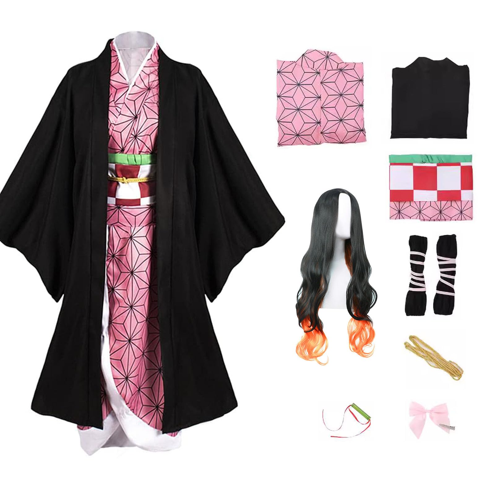 Todoroki Shoto Anime Cosplay Costume Outfit Suit Dress with Hairwear ...