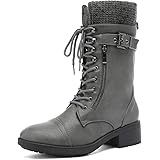 DREAM PAIRS Women's Terran Mid Calf Combat Boots Built-in Wallet Pocket Shoes : Amazon.ca ...