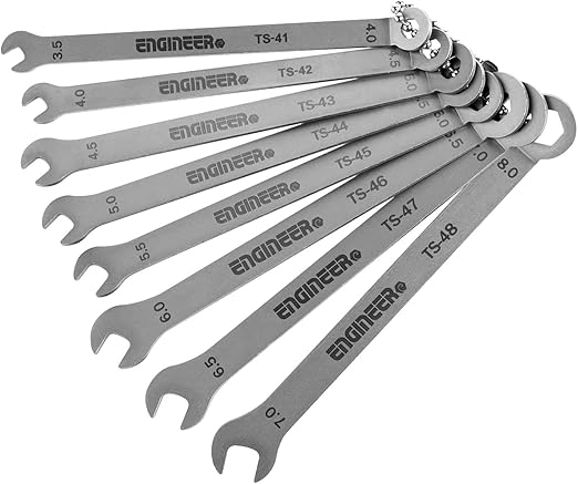 8-in-1 Super Slim/Thin Spanner Set (Low Profile,only 1.5mm Thick ...