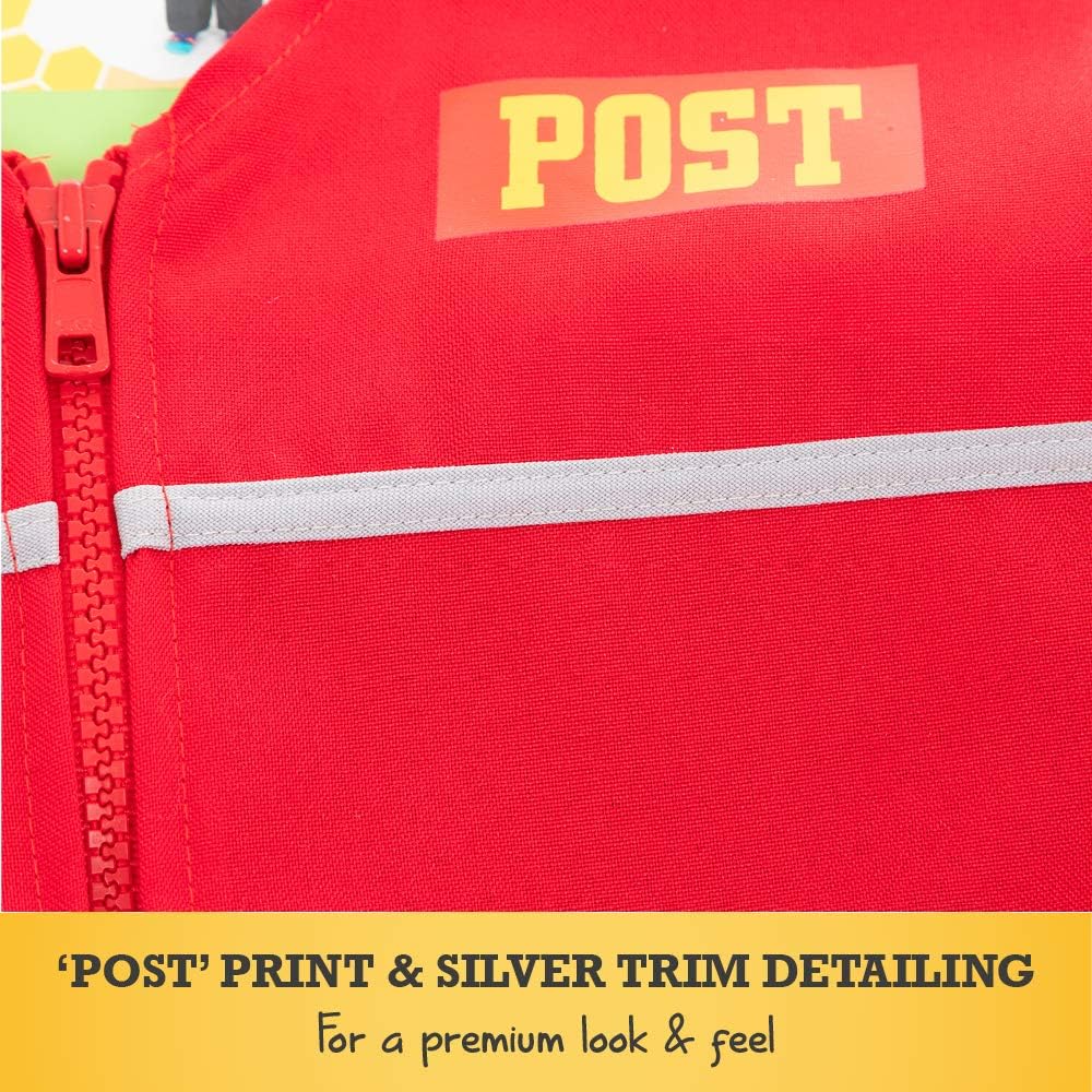 Postal Worker Fancy Dress Kids Costume, 2-3 Years Dress Up Unisex, High ...