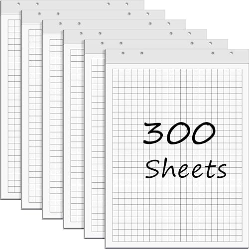 Ctosree 6 Pack Anchor Chart Paper 23 x 32 Inch Lined Easel Pad,50 ...