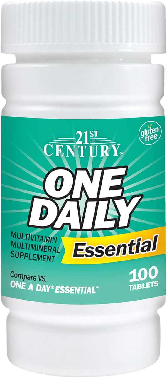 Amazon.com: 21st Century One Daily Essential Tablets, 100 Count: Health ...
