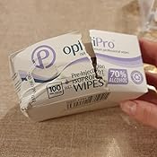 OptiPro 70% Alcohol Pre-Injection Isopropyl Wipes (x100) - Individually ...