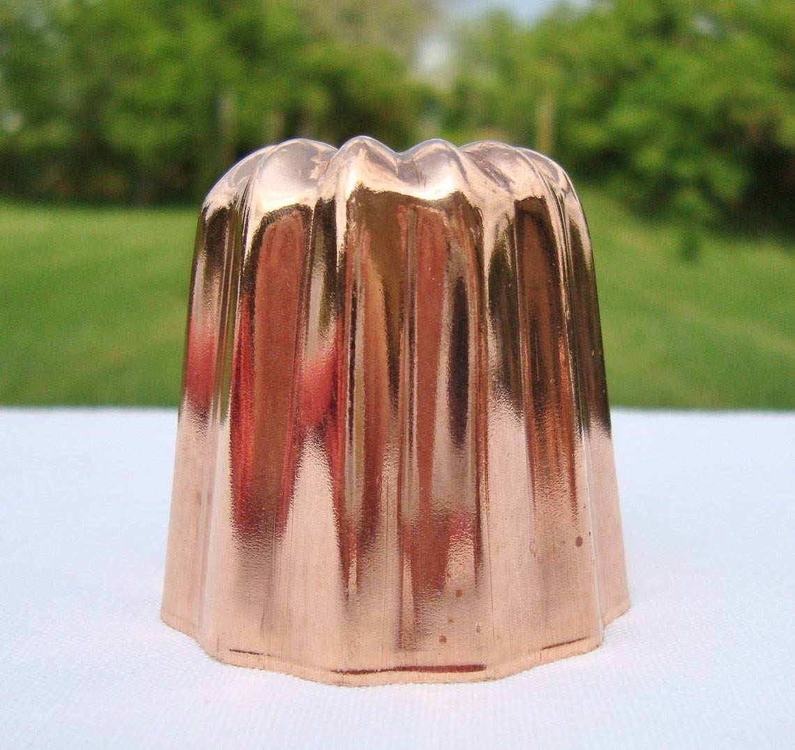 Home & Kitchen 1.75 inch Copper Canele mold from Bordeaux a Set of four ...