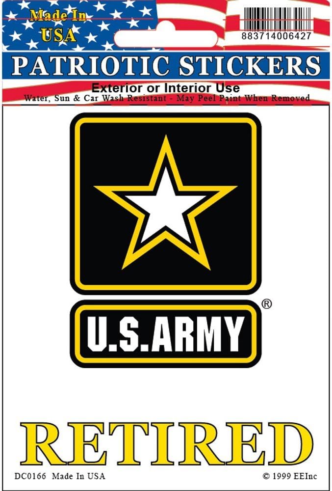 Amazon.com: United States Army Retired Sticker 3-1/4": Automotive