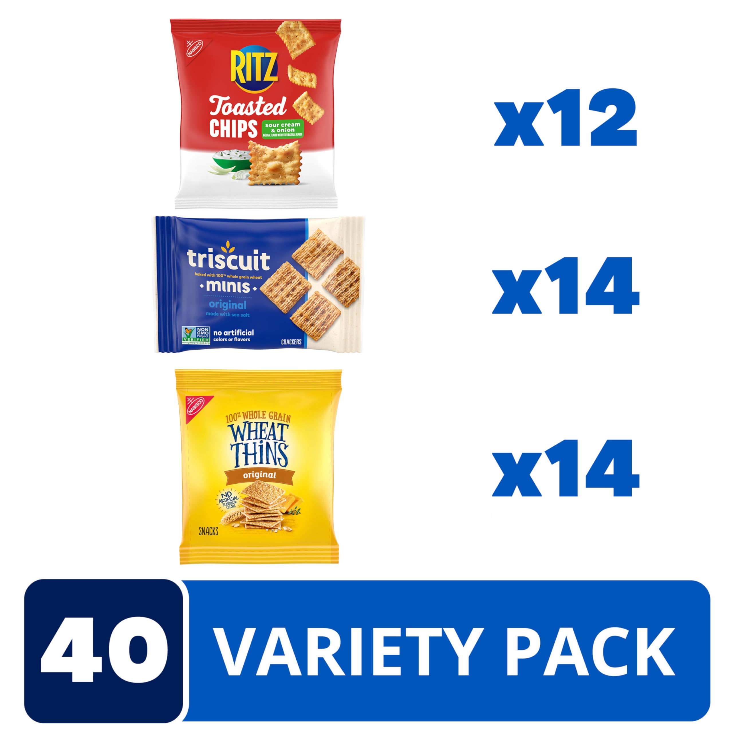 Mua Nabisco Cracker Variety Pack, RITZ Toasted Chips, Wheat Thins Whole ...