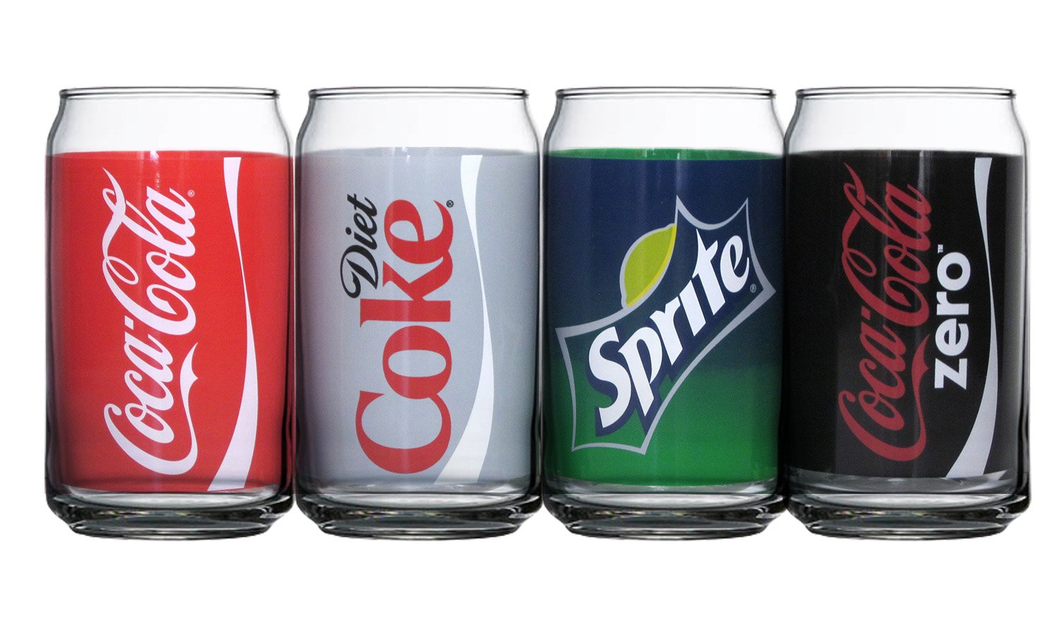 Buy Luminarc Coca-Cola Assorted Decorated Cans, Includes Coke, Diet ...