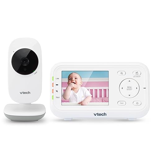 VTech VM3252 No WiFi Video Baby Monitor - 2.8" Screen, 1000ft Long ...