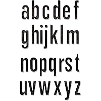 Amazon.com: Tim Holtz - Sizzix SIZZIX THINLITS DIE ALPHA UPPR, Alphanumeric, Shadow Upper
