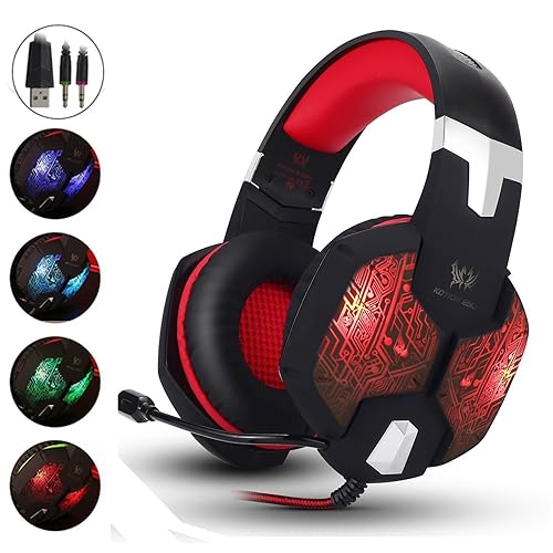 Sumvision PC Gaming Headset Headphone Earphone Akuma 7.1 Surround Sound ...