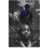 Amazon.com: KANCH Rapper Posters Lil Tjay Poster Music Cover Canvas ...