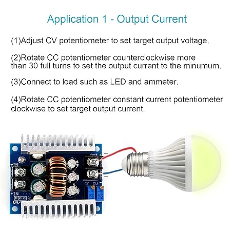 Mua 20A Power Supply Module DC-DC 6V-40V to 1.2V-35V Step Down Buck ...