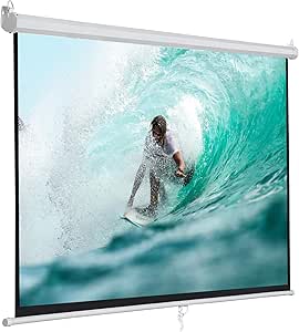 Amazon.com: SUPER DEAL 100'' 16:9 HD Projection Screen Foldable Anti ...