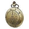 SIMAOTE Vintage Quartz Pocket Watch, Gravity Falls - Bill Cipher Pocket ...