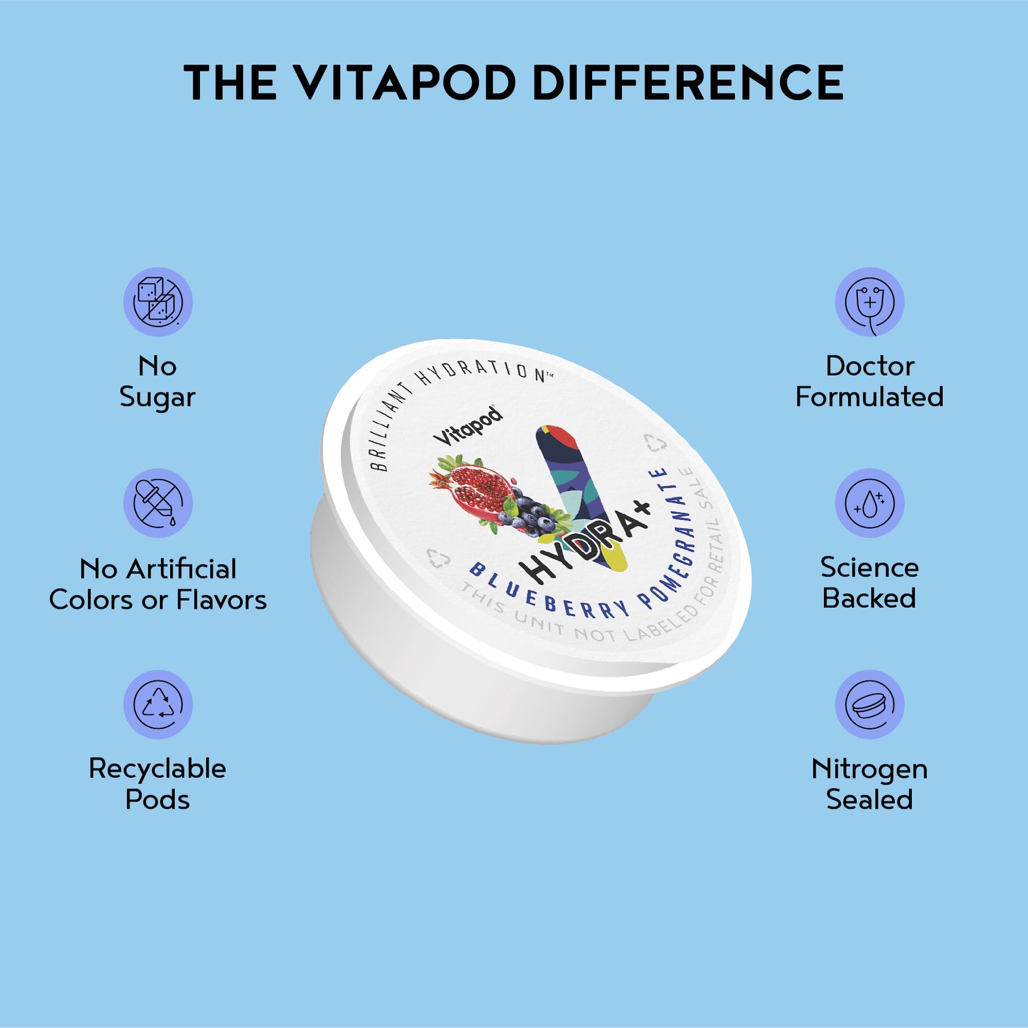 Mua Vitapod Hydra+ Blueberry Pomegranate Healthy Hydration Mix - 30 ...