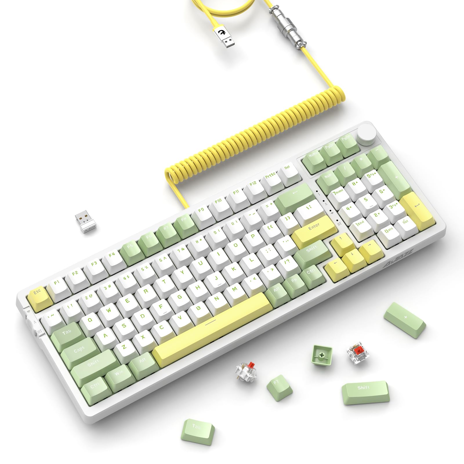 Mua AJAZZ AK992 Mechanical Keyboard Wireless Bluetooth 2.4G Wired Type ...