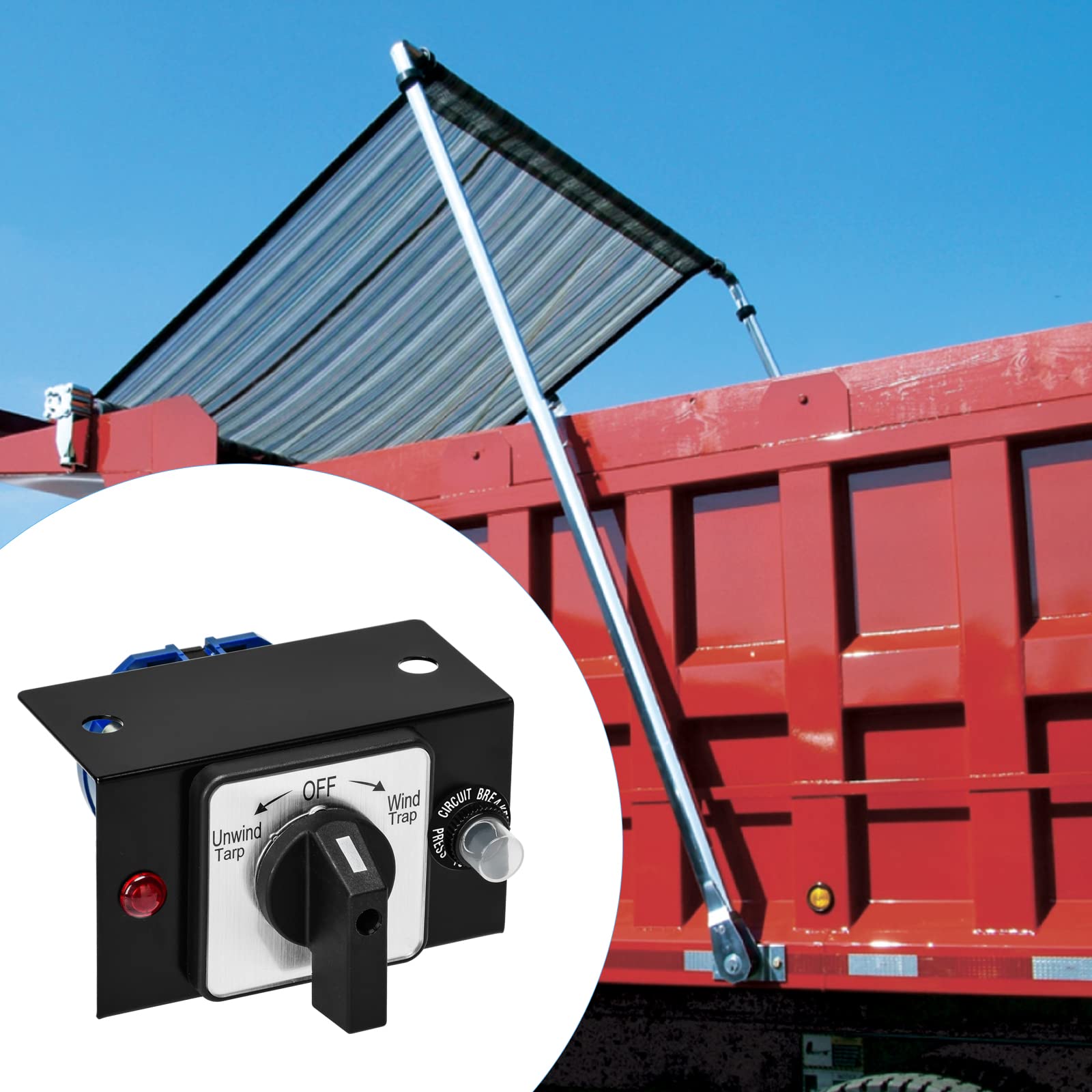 Mua Tarp Switch Kit, Briidea 63 Amp Tarp Motor Rotary Switch Kit with ...