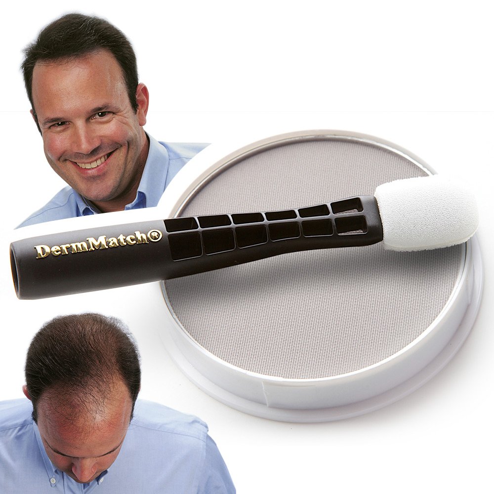 Amazon.com: DermMatch Waterproof Hair Loss Concealer. Naturally Thicker ...
