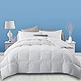 Amazon.com: puredown Lightweight Down Comforter King Size Duvet Insert, 75% Down Filling, Ultra ...