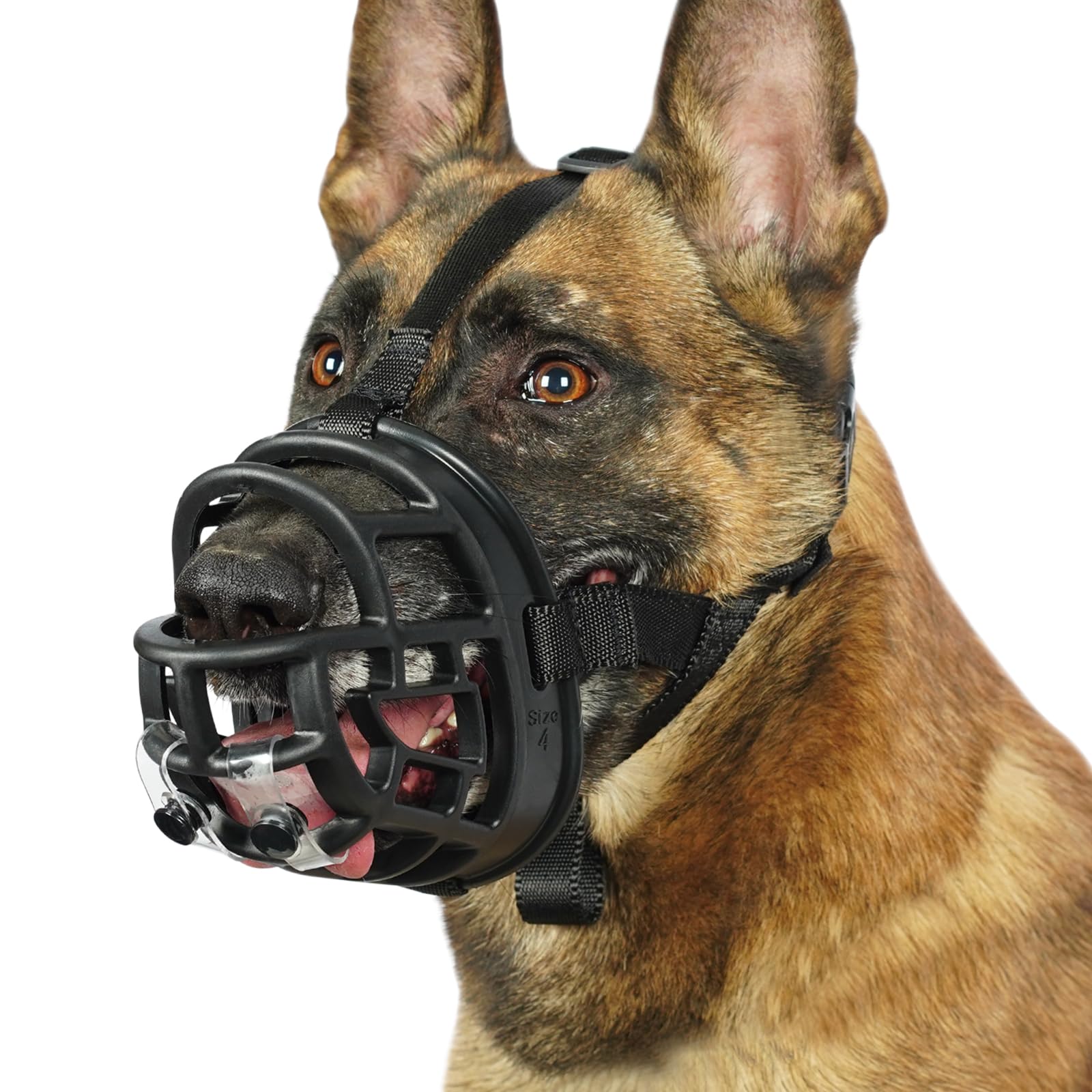 Mayerzon Dog Muzzle for Biting Chewing Scavenging, Basket Muzzle for ...