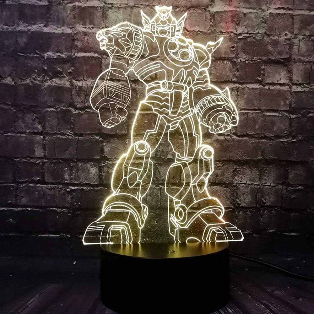 Optimus Prime Light Transformers Home Kids Table Lamp Rodimus Movie ...