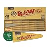 RAW Pre Rolled Cones - Single Size Dogwalker 70/30 (70mm) - 20 Pack ...