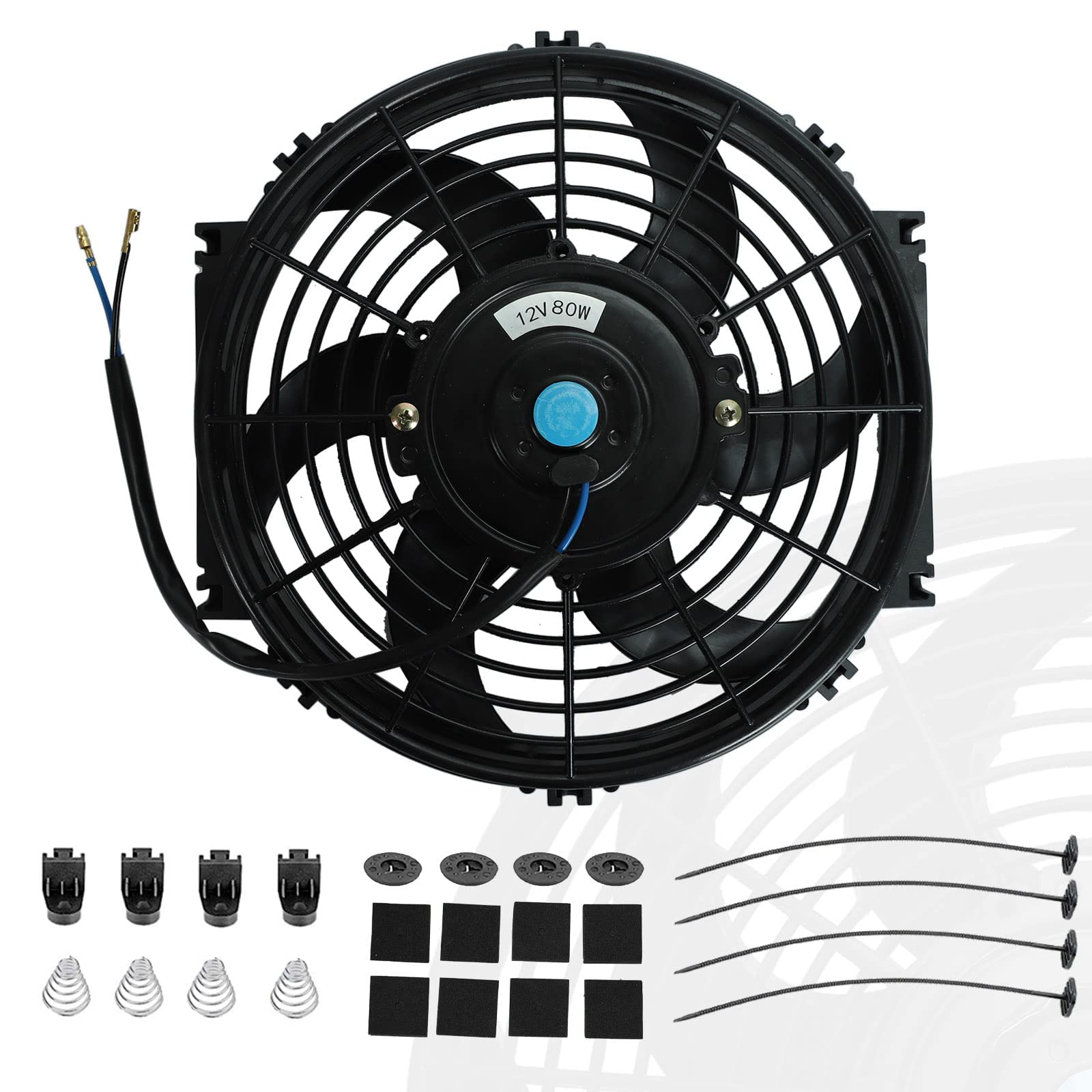 Mua 10" inch Slim Fan Push Pull Electric Radiator Cooling Fans 12V ...