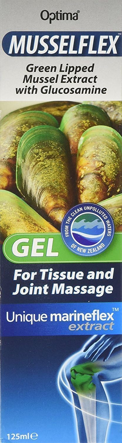Optima Musselflex GEL Green Lipped Mussel Extract with Glucosamine ...