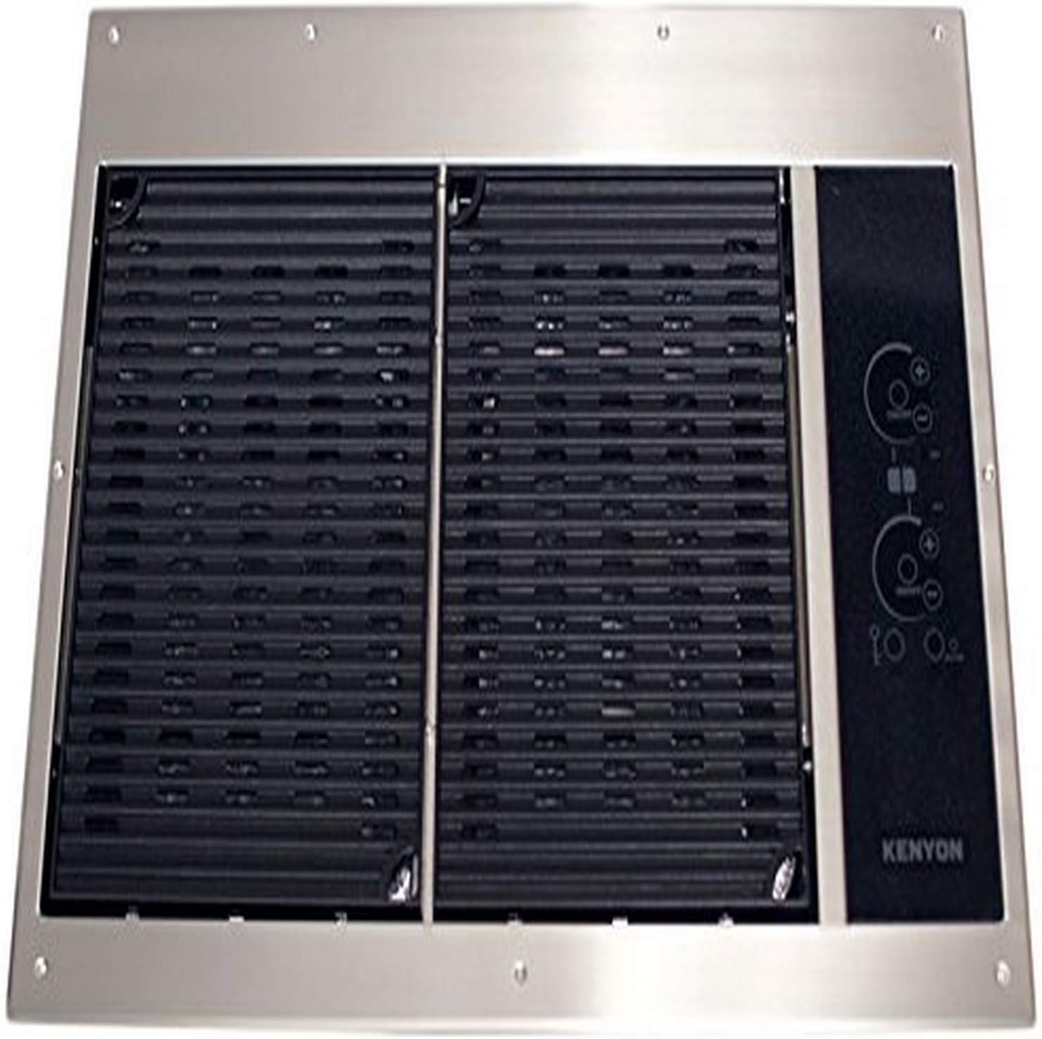 Review Kenyon Custom B70401WH Texan No-Lid Electric Grill, Stainless ...