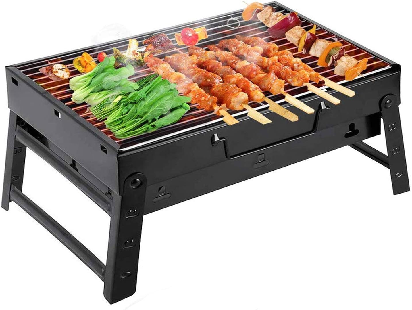 Newthinking Barbecue a carbone, mini barbecue portatile pieghevole per ...