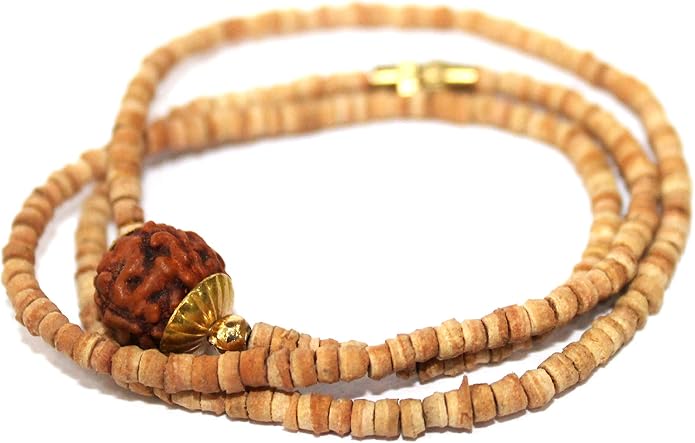 IS4A Tulsi Neck Mala (Necklaces) 2 mm Approx Beads Ram Mala for Body ...