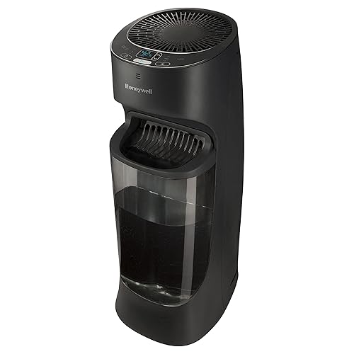 Honeywell Top Fill Tower Humidifier, Digital Humidistat, Black – Cool ...
