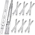 20 inch Drawer Slides 6 Pairs (12pcs) Soft Self Close 3 fold Full ...