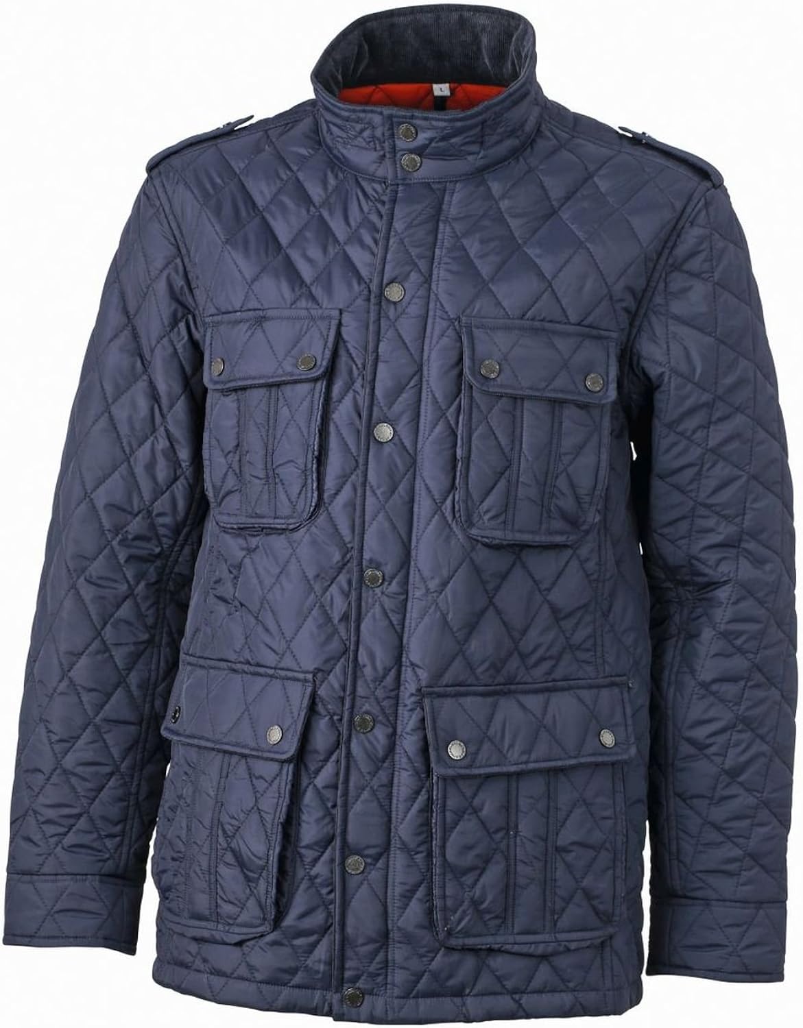 2Store24 Men's Diamond Quilted Jacket in Navy Size: 3XL: Amazon.fr ...