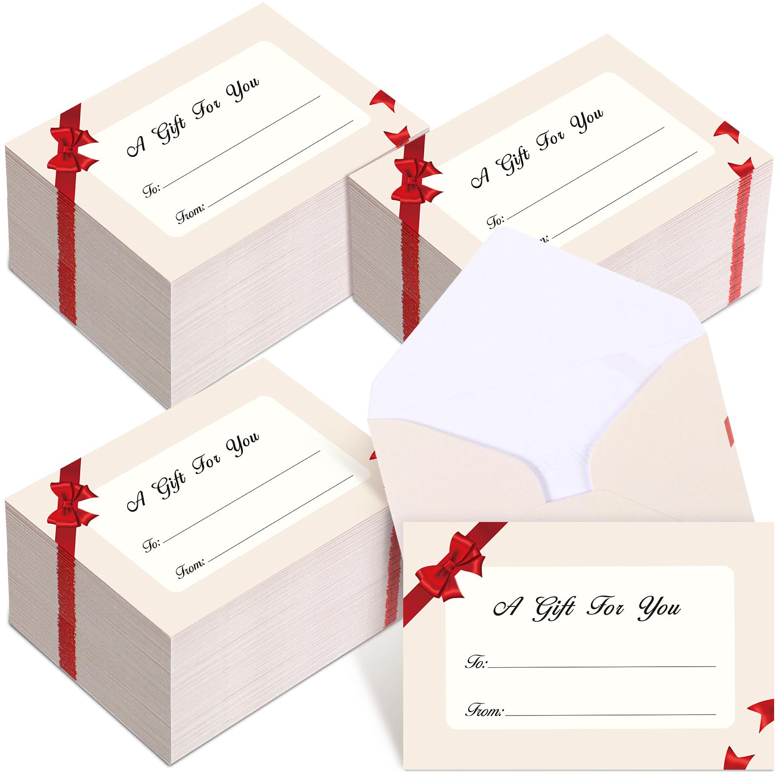 Gueevin 600 Pcs Mini Gift Card Envelopes Holiday Card Sleeves Gift ...