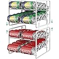 Amazon.com: Stackable Soda Can Organizer Soda Rack Holder for Pantry 4 ...