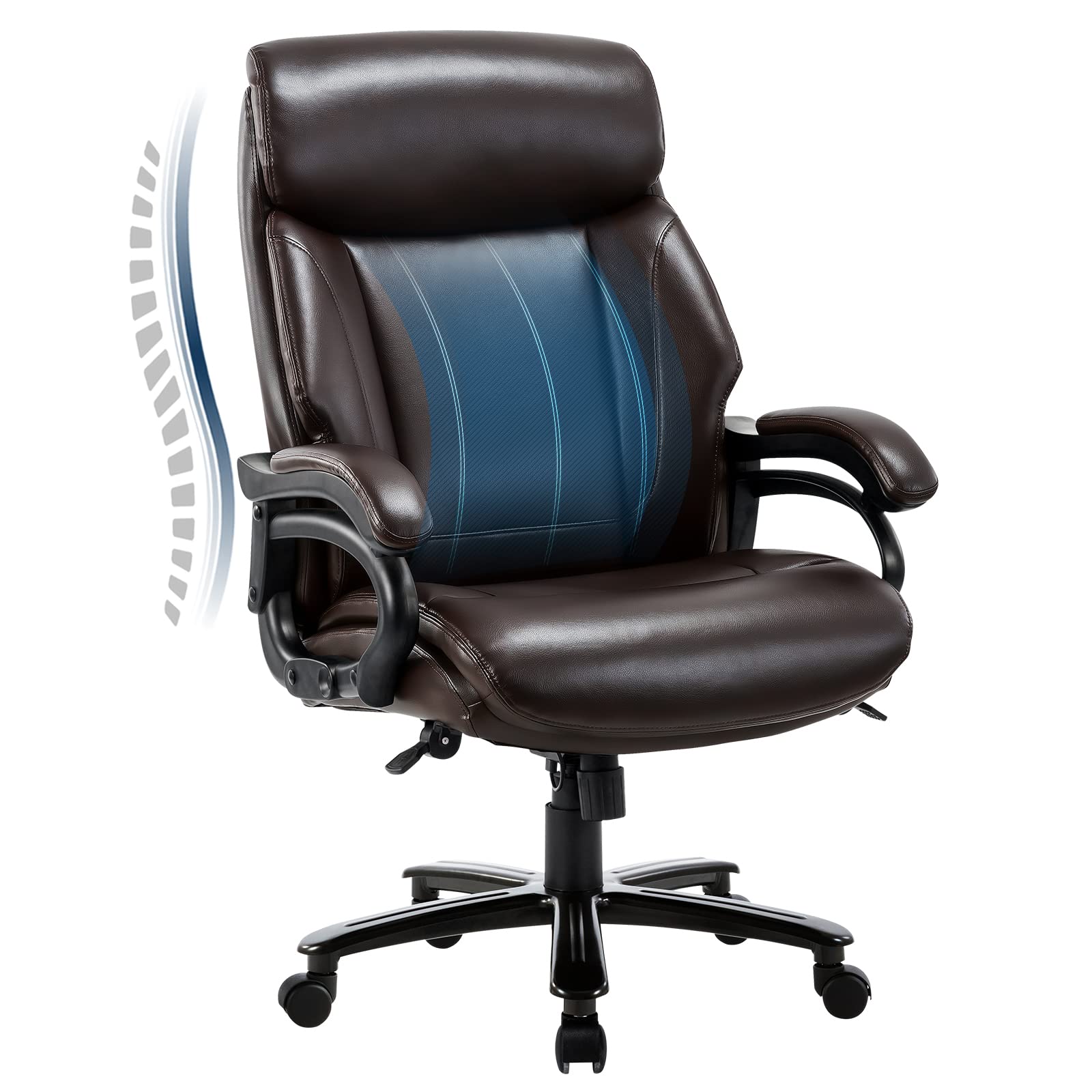 Mua Big and Tall Office Chair 400lbs-Heavy Duty Executive Desk Chair ...