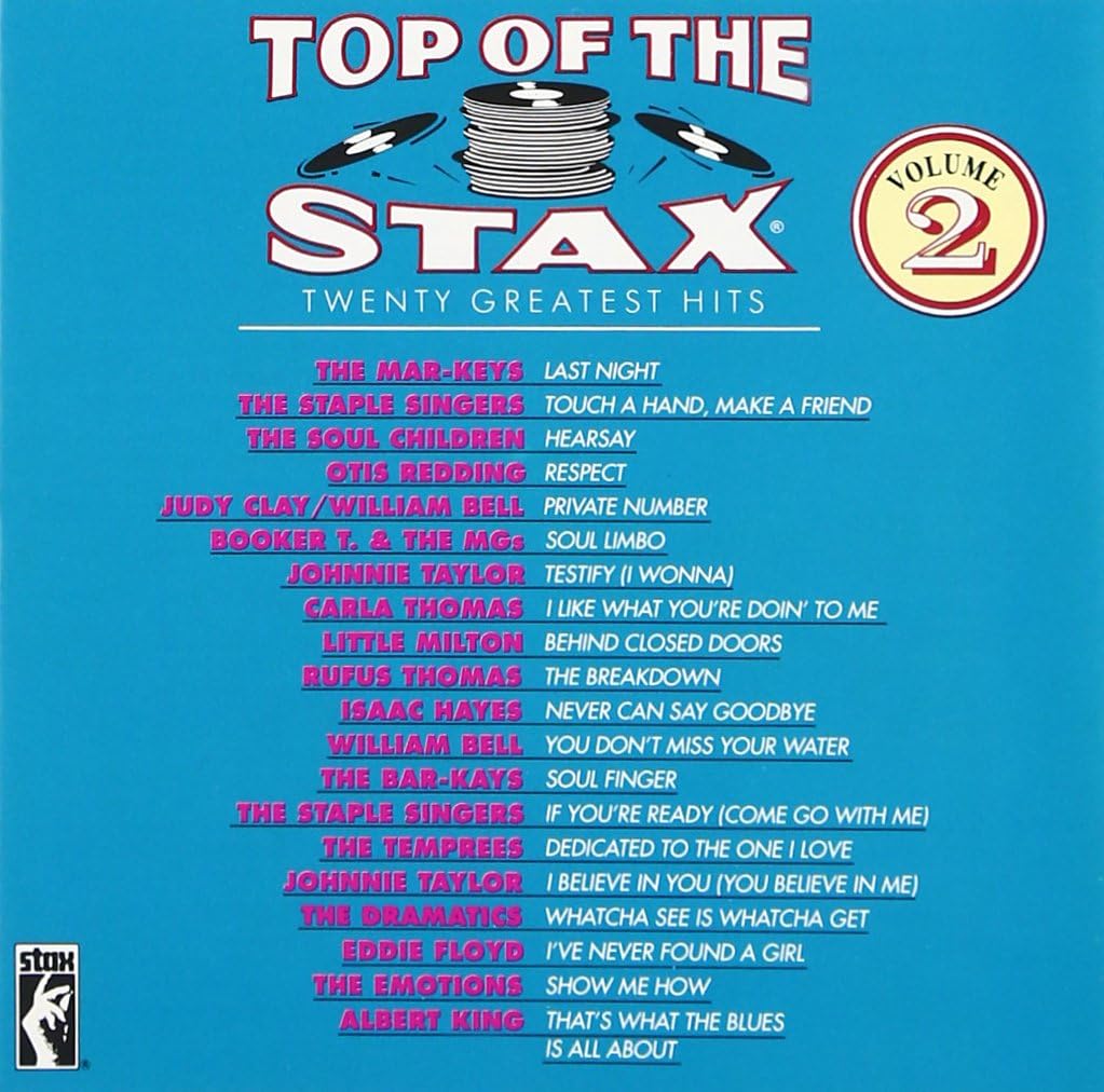 Stax: Top of the Stax, Vol. 2: Twenty Greatest Hits: Various Artists ...