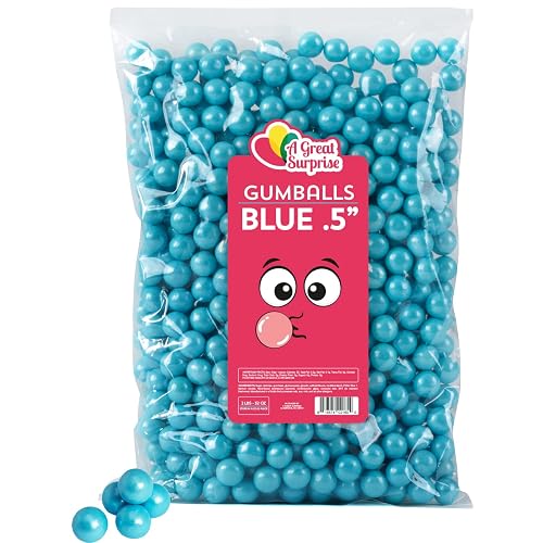 Light Blue Gumballs for Candy Buffet - Apx. 620 Gumballs - 2 Pounds ...