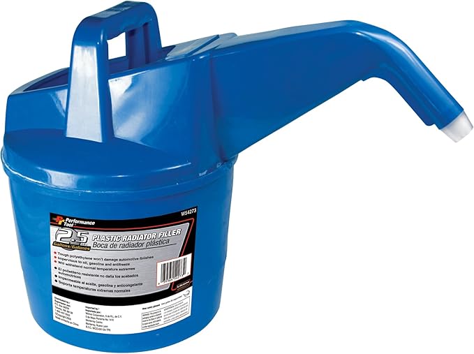 Performance Tool W54273 Plastic Radiator Filler - 2.5 Gallon, Radiators ...