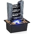 Amazon.com: Tabletop Fountain Indoor Mini Waterfall Fountain Meditation ...