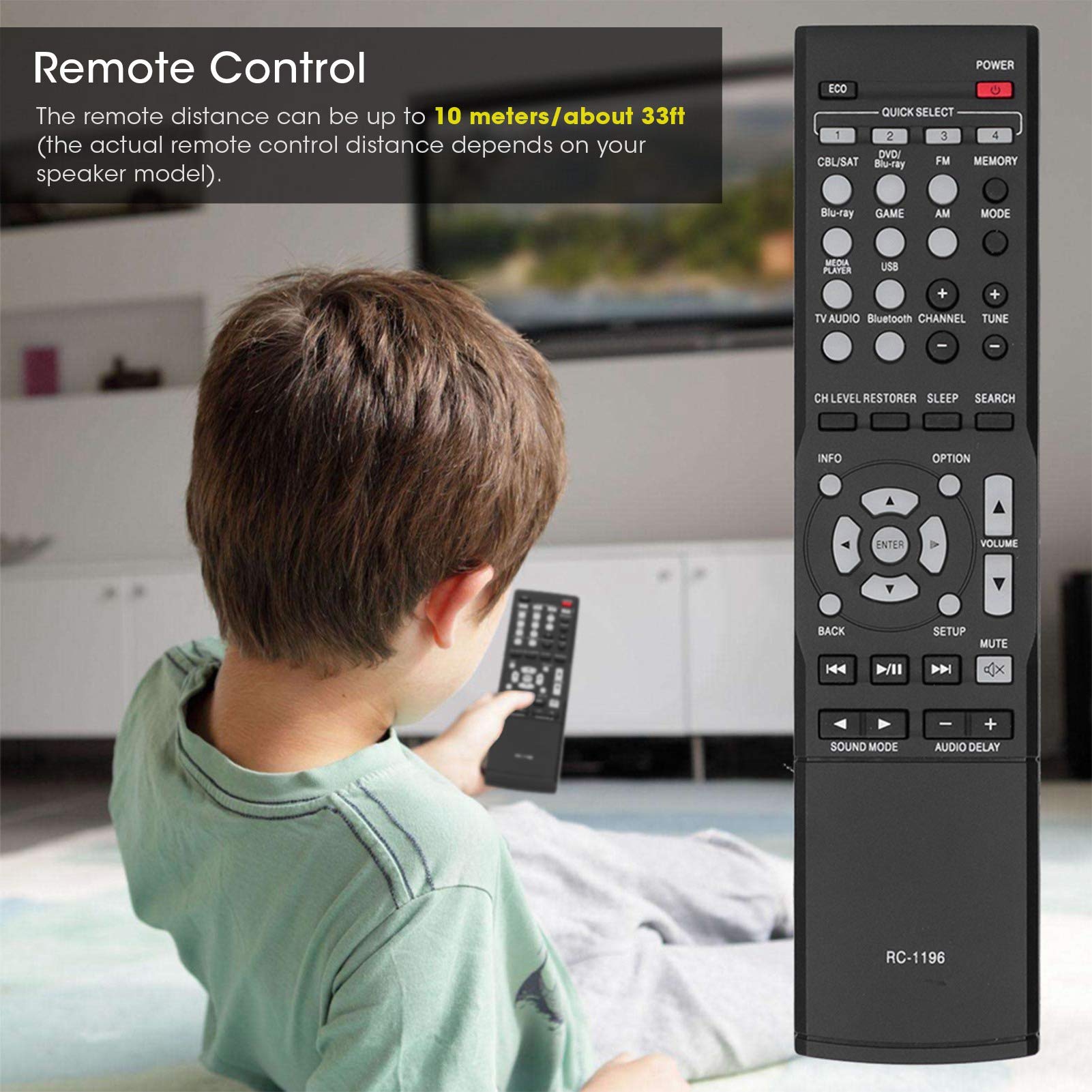 Mua RC1196 Remote Control Replacement for DENON AVR-X520BT / AVR-S500BT ...