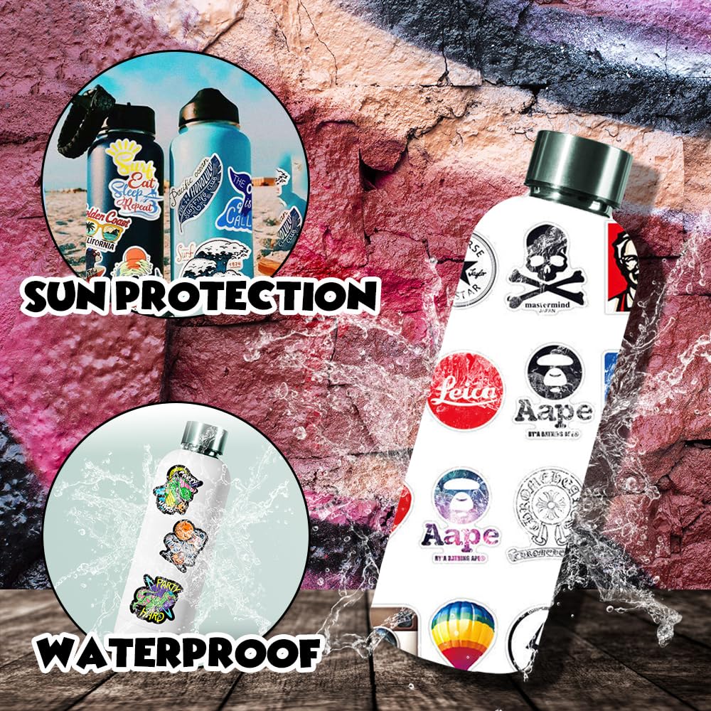 Mua Cool Logo Stickers | Maseihels 100pcs Cool Logo Stickers for Teens ...