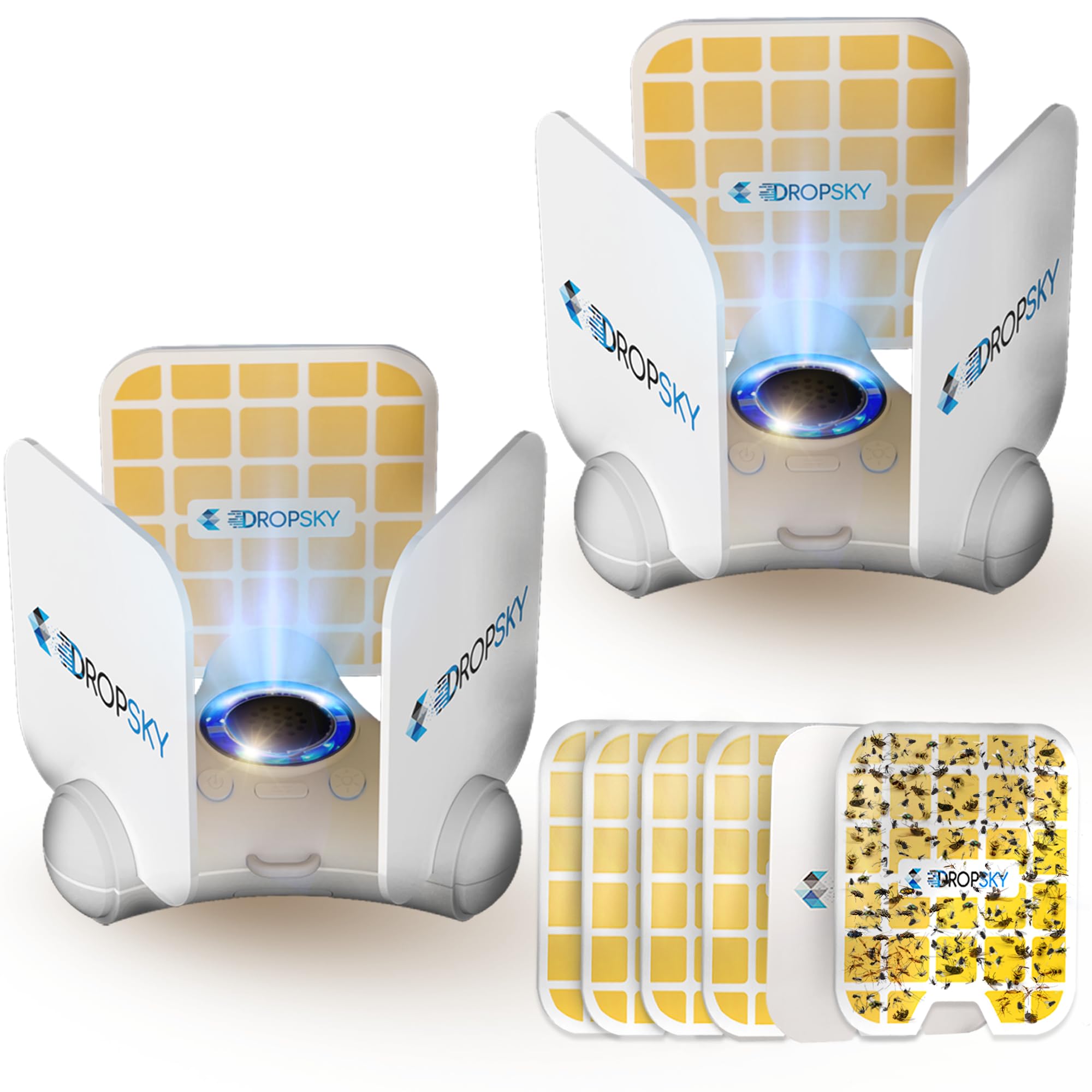 Dropsky 360 Portable Flying Insect Trap, Gnat Traps for House Indoor ...