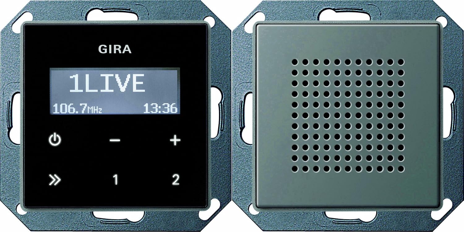 Gira 228020 Unterputz Radio RDS Gira E22 Edelstahl: Amazon.de: Baumarkt