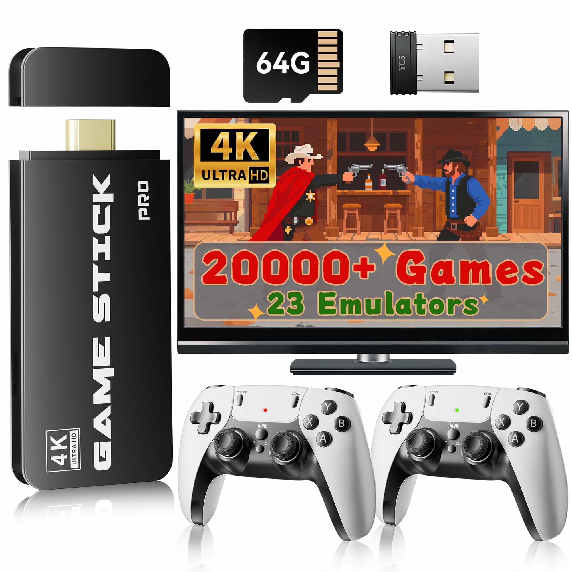 Mua Retro Gaming Console Pro, Vide Game Consoles with 4K HDMI, Built-in ...