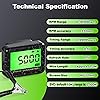 DDayuanwei Small Engine Tachometer, Digital Tachometer Tach Gauge with ...