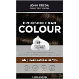 Amazon.com : John Frieda Precision Foam Hair Colour, Dark Natural Brown ...